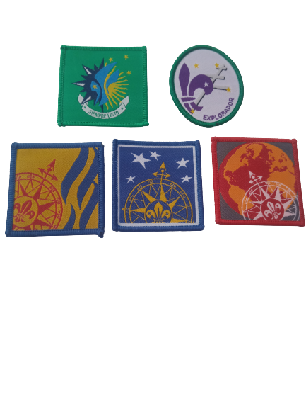 INSIGNIAS UNIDAD SCOUT - PERTENENCIA Y PROGRESION - SCOUT